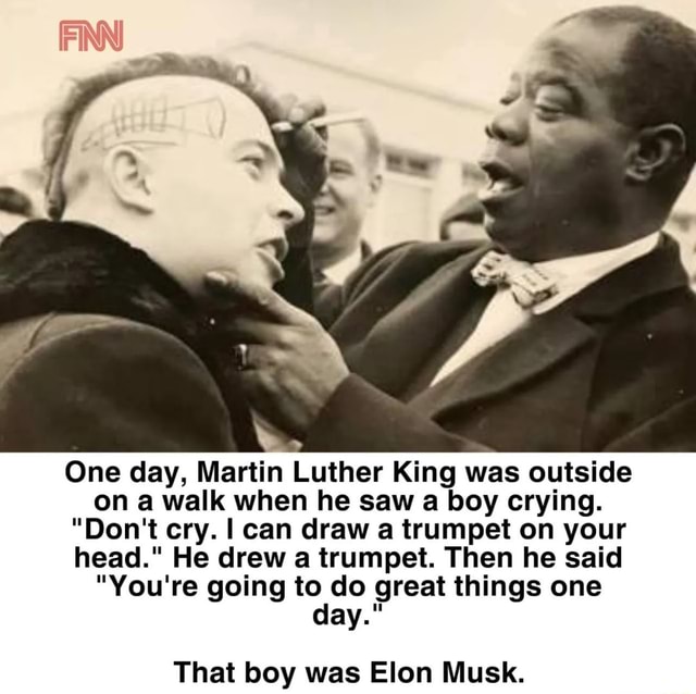 One day, Martin Luther King was outside on a walk when he saw a boy ...