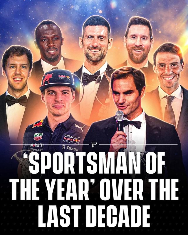 Swipe to see the list of the greatest sportsmen from the last decade ...