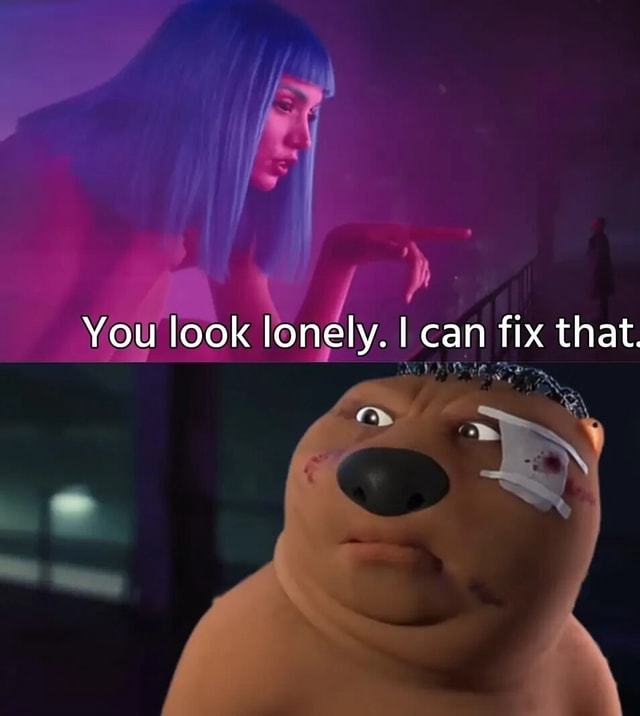 You look lonely. I can fix that. - iFunny