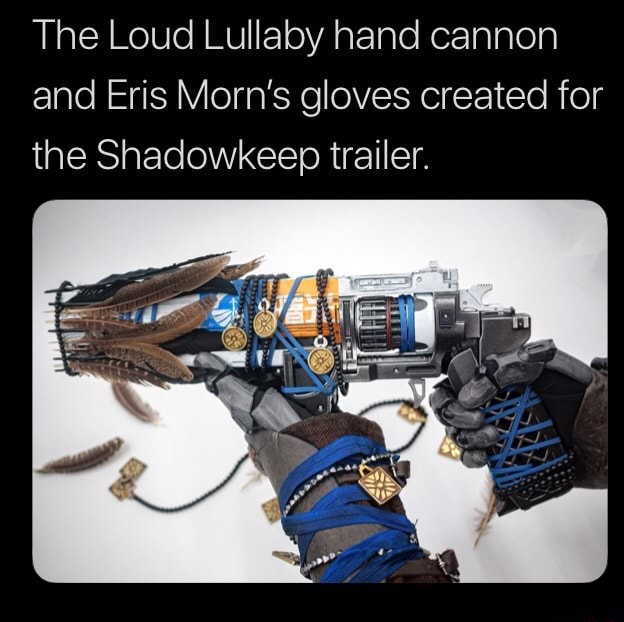 The Loud Lullaby hand cannon and Eris Mom’s gloves created for the ...