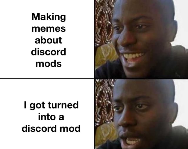 Making memes about discord mods got turned into a discord mod - iFunny