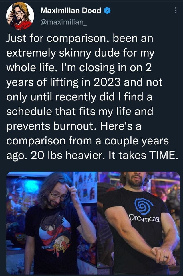 Maximilian Dood @ @maximilian_ Just for comparison, been an extremely ...