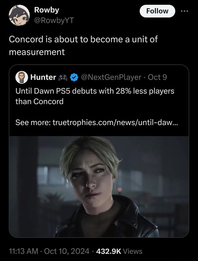 Rowby Concord is about to become a unit of measurement Hunter ...