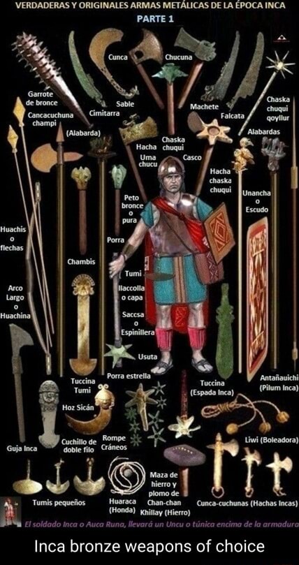 METÂNICAS PARTE E LA ÉPOCA INCA Elsoldado encima Elsoldado Inca o Auca ...