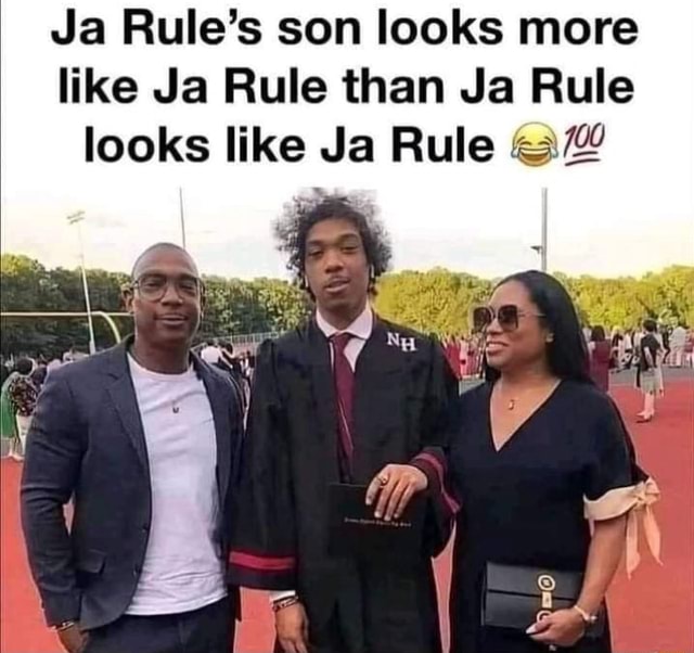 Ja Rule's son looks more like Ja Rule than Ja Rule looks like Ja Rule ...