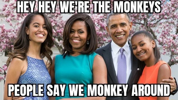 HEY HEY WE'RE THE MONKEYS PEOPLE SAY WE MONKEY AROUND - iFunny