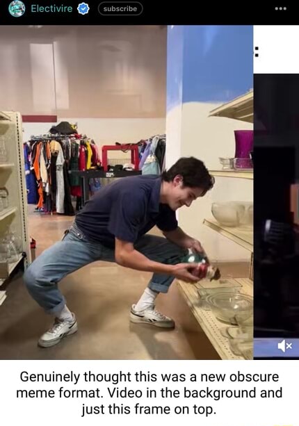 Genuinely thought this was a new obscure meme format. Video in the ...