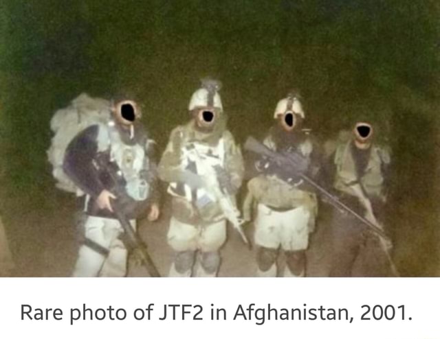 Rare photo of JTF2 in Afghanistan, 2001. - iFunny