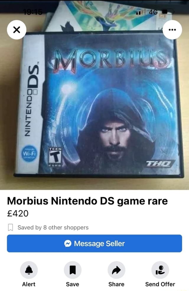 Morbius Nintendo DS game rare Saved by 8 other shoppers Message Seller ...