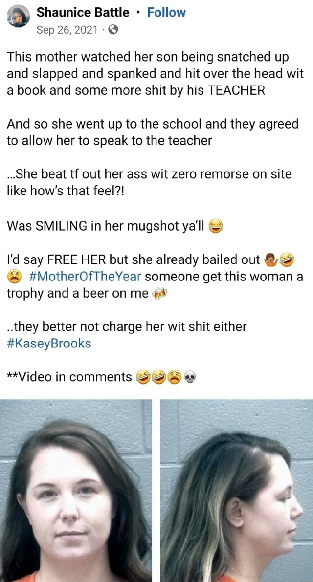 Shaunice Battle Follow Sep 26, 2021-@ This mother watched her son being ...