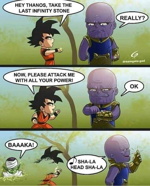 HEY THANOS, TAKE THE LAST INFINITY STONE NOW, PLEASE ATTACK ME WITH ALL ...
