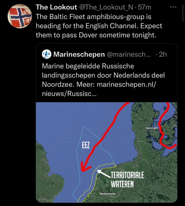 The Lookout @The Lookout_N- The Baltic Fleet amphibious-group is ...