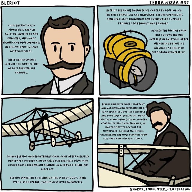 BLERIOT Louis BLERIOT WAS A PIONEERING FRENCH AVIATOR, INVENTOR AND ...