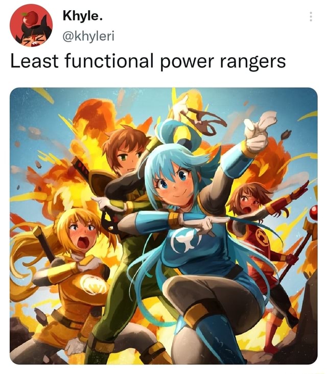 Khyle. @khyleri Least functional power rangers - iFunny