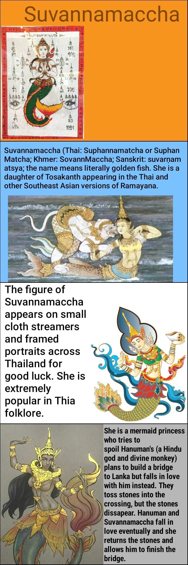 Suvannamaccha a Suvannamaccha (Thai: Suphannamatcha or Suphan Matcha ...
