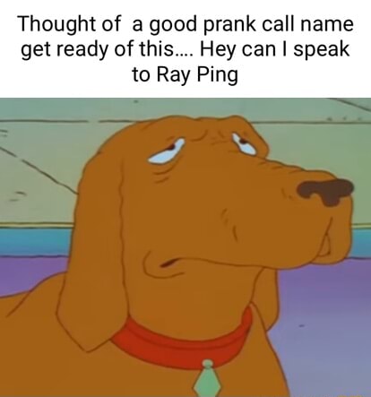 Thought of a good prank call name get ready of this.... Hey can I speak ...