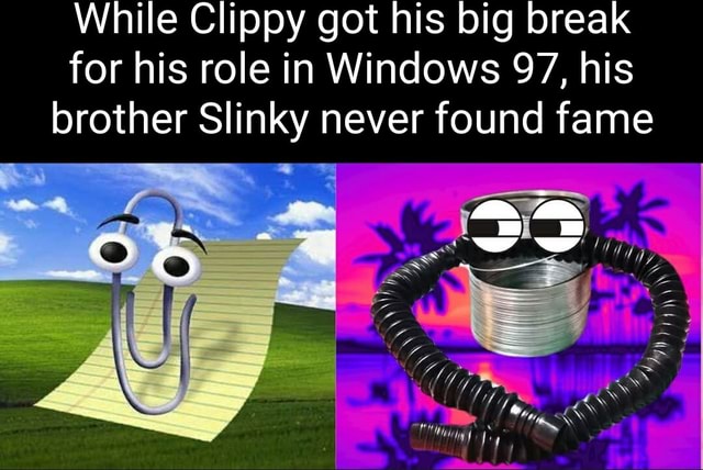 While Clippy got his big break for his role in Windows 97, his brother ...