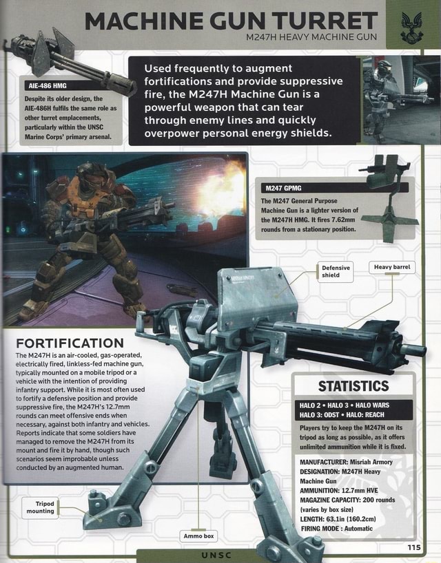 MACHINE GUN TURRET M247H HEAVY MACHINE GUN M247H HEAVY MACHINE GUN Used ...