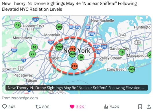 New Theory: NJ Drone Sightings May Be "Nuclear Sniffers" Following ...