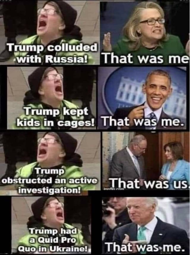 Ept kids in cages! That. was me_ Trump obstructed active ...