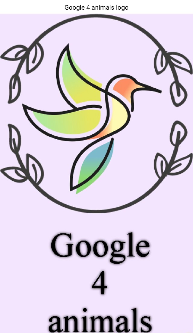 Google 4 animals logo Google animals - iFunny