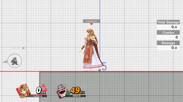 Zelda Short Hop Back Air Drift Variance - Total Damage Laviner - iFunny