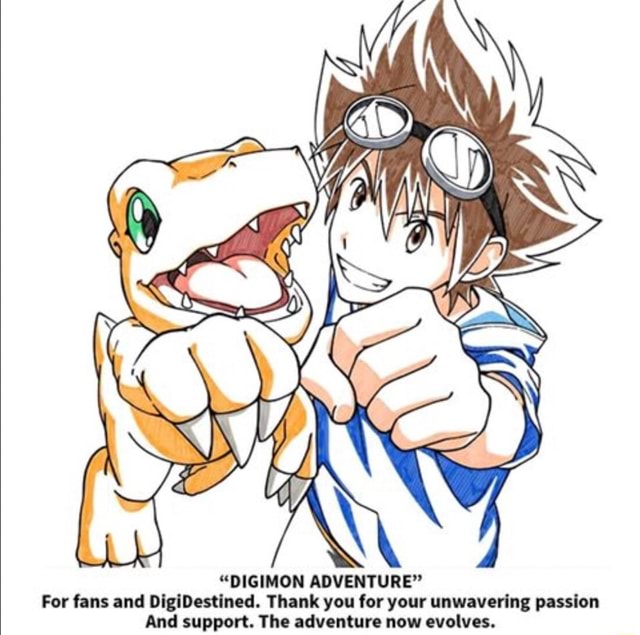 "DIGIMON ADVENTURE" For fans and DigiDestined. Thank you for your ...