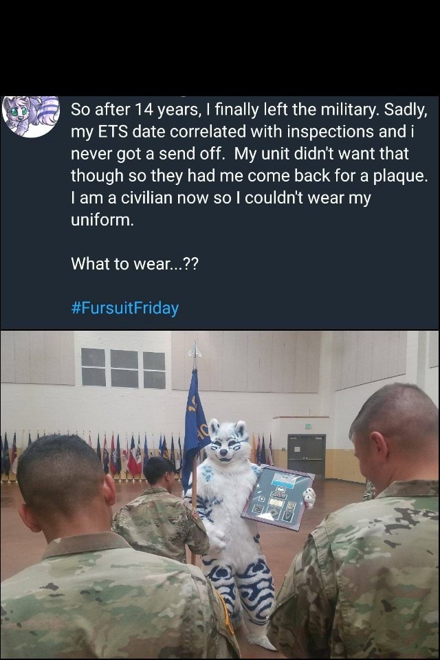 So after 14 years, I ﬁnally left the military. Sadly, my ETS date ...
