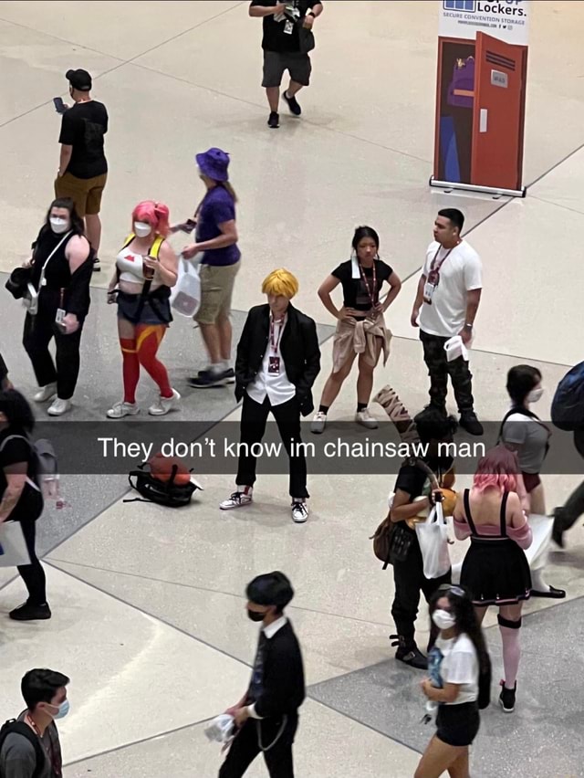 Lockers. a of They don't know im chainsaw man ty - iFunny
