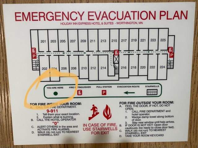 EMERGENCY EVACUATION PLAN HOLIDAY INN EXPRESS HOTEL & SUITES ...