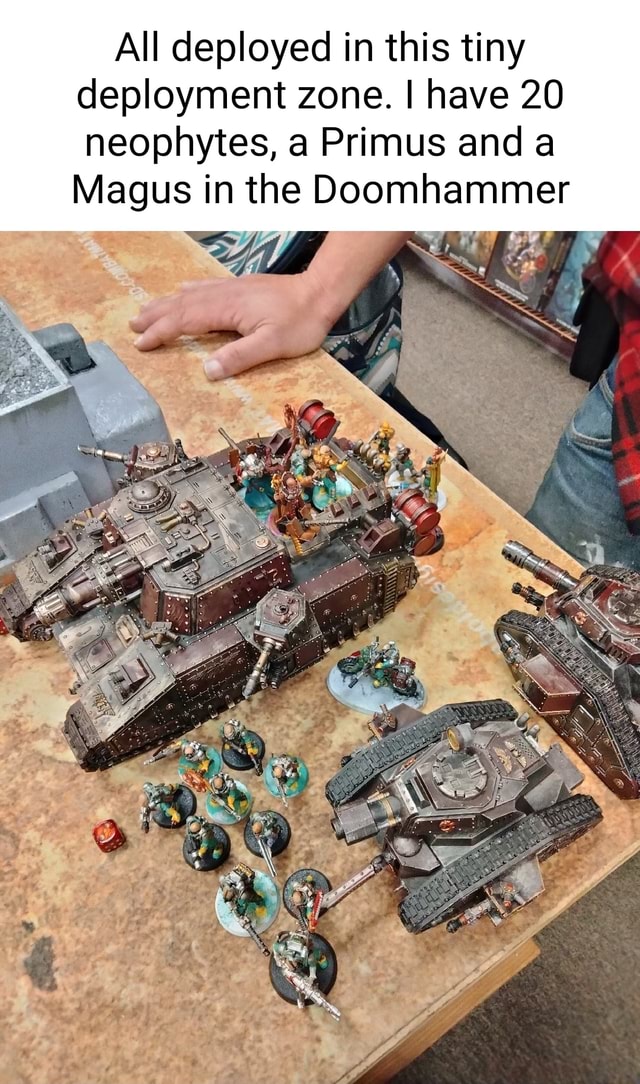 All deployed in this tiny deployment zone. I have 20 Mus and neophytes ...