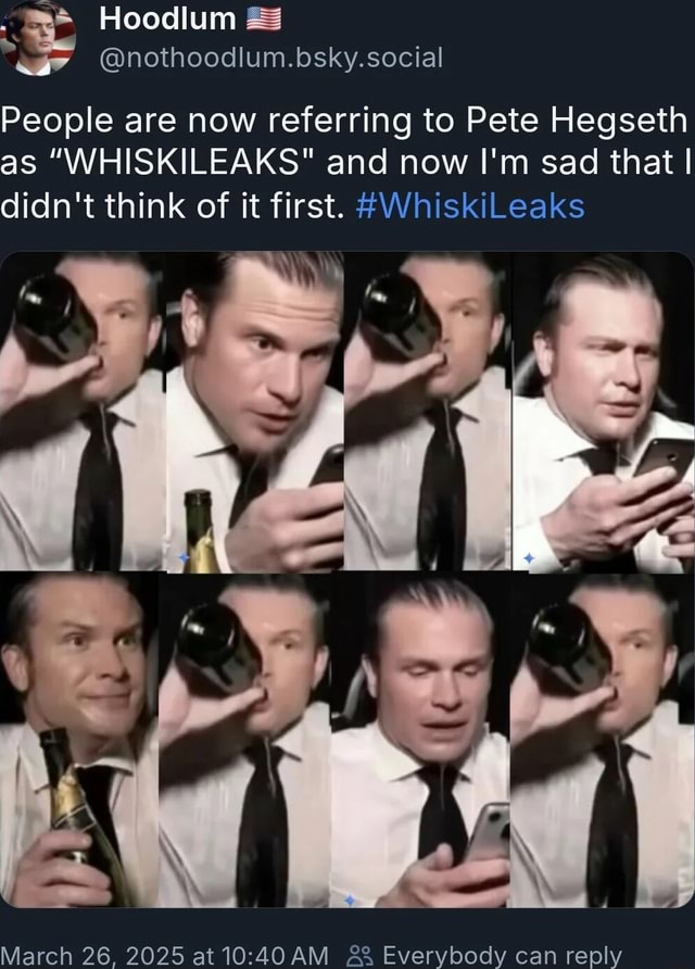 Hoodlum @nothoodlum.bsk y.social People are now referring to Pete ...