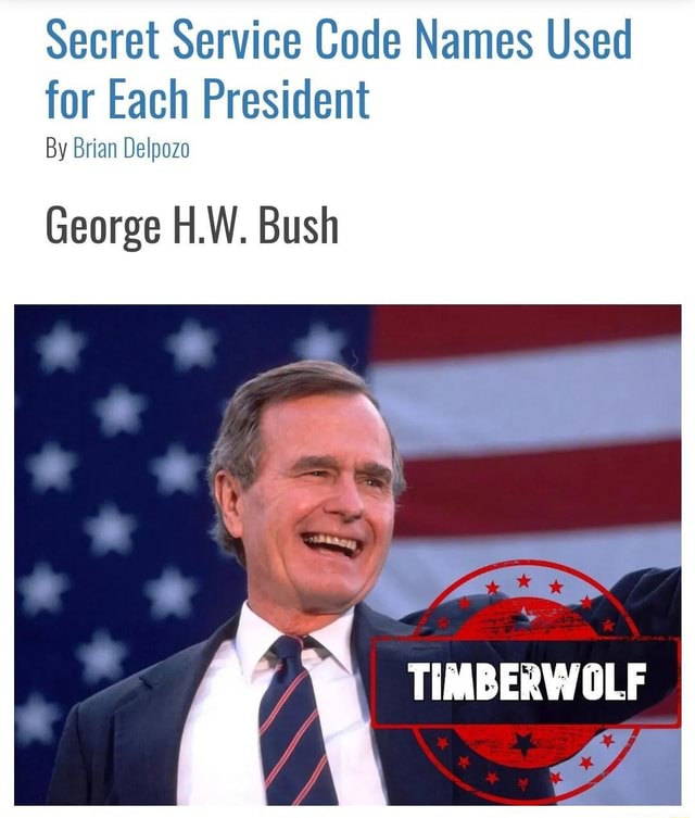 Secret Service codenames for POTUS (a few) - Secret Service Code Names ...