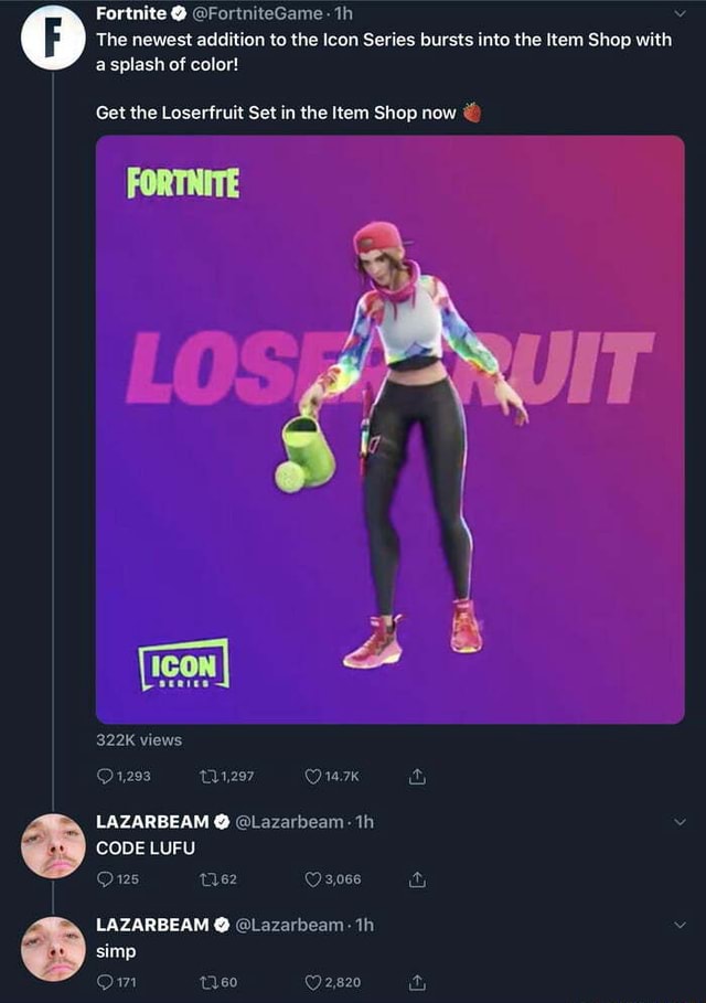 Fortnite @ @FortniteGame- The newest addition to the Icon Series bursts ...
