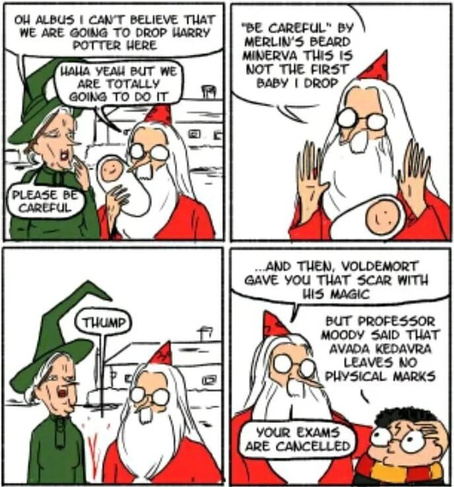 OU ALBUS I CAN'T BELIEVE THAT MINERVA THIS NOT THE FIRST BABY I DROP ...