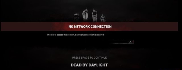 NO NETWORK CONNECTION In order to access this content, a network ...