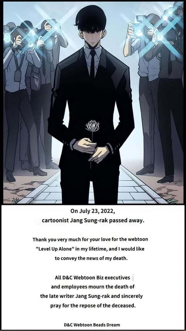 On July 23, 2022, cartoonist Jang Sung-rak passed away. Thank you very ...