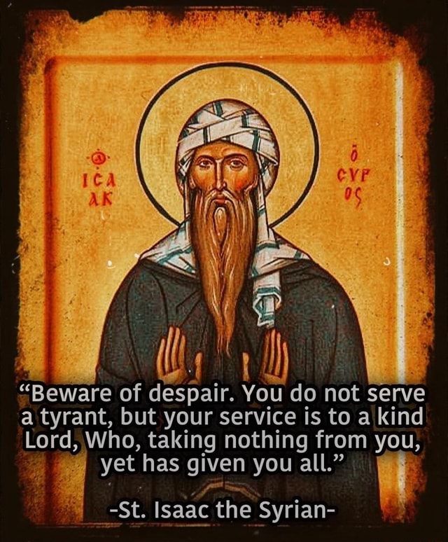 SS "Beware of despair. You do not serve a tyrant, but your service is ...