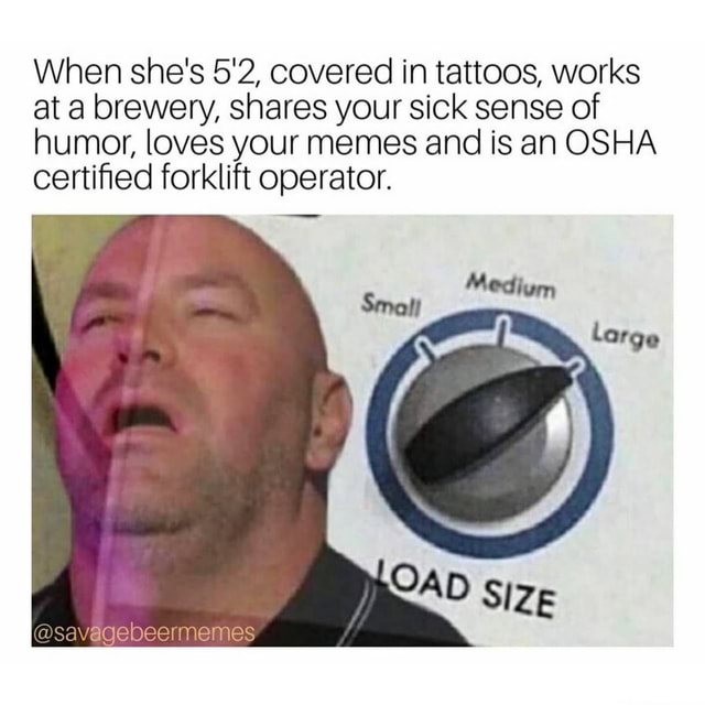 When she's 5'2, covered in tattoos, works at a brewery, shares your ...