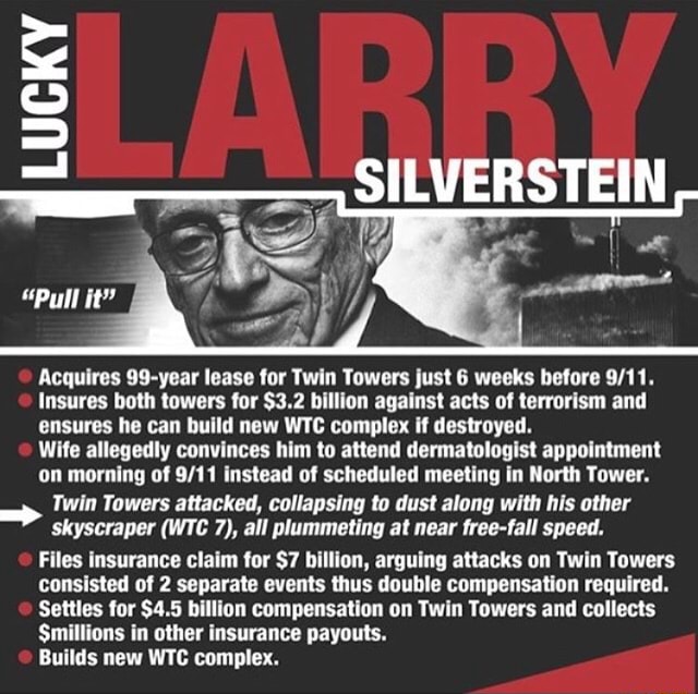 LUCKY SILVERSTEIN "Pull it" Acquires your lease for Twin Towers just 6 ...