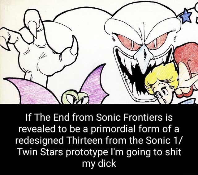 If The End from Sonic Frontiers is revealed to be a primordial form of ...
