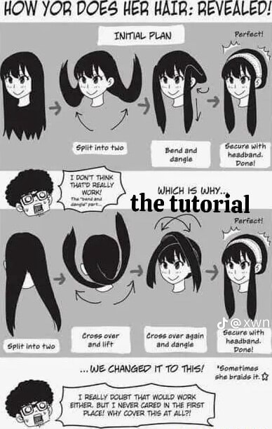 HOW YOR DOES HER HAIB: REVEALED! INITIAL PLAN WHICH IS WHY. the ...