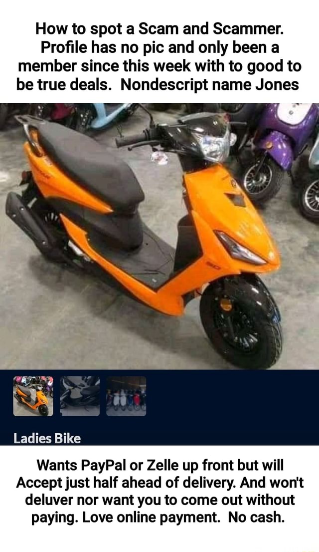 How to spot a Scam and Scammer. Profile has no pic and only been a ...