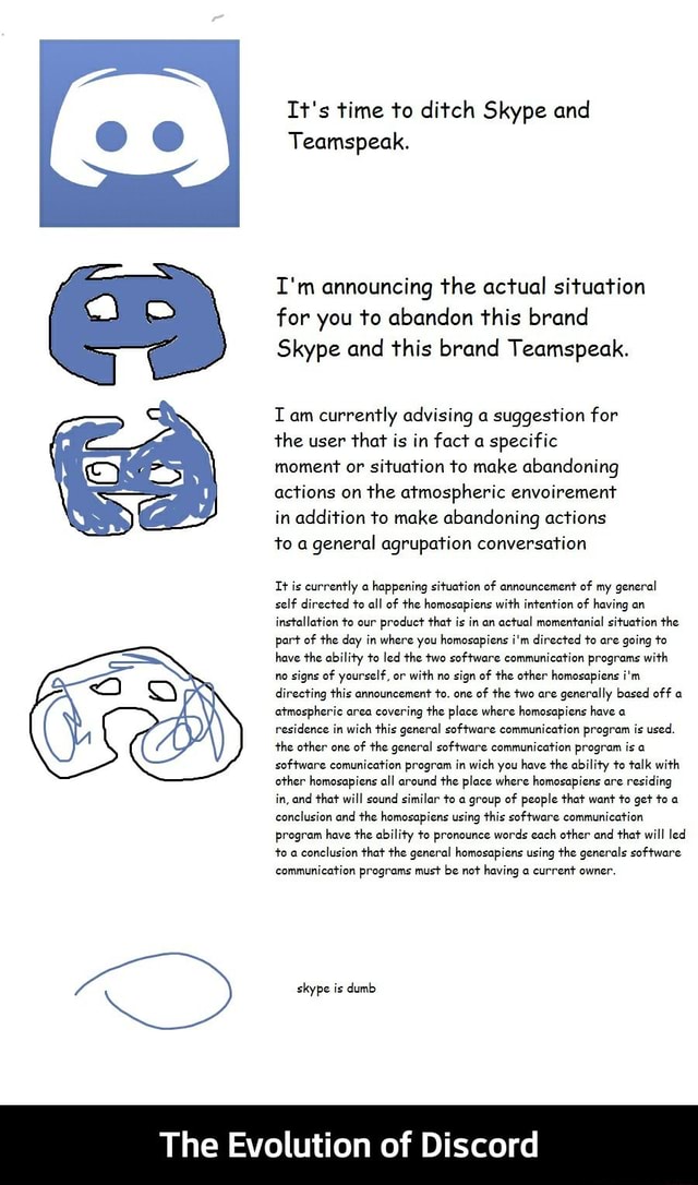 The Evolution of Discord - iFunny