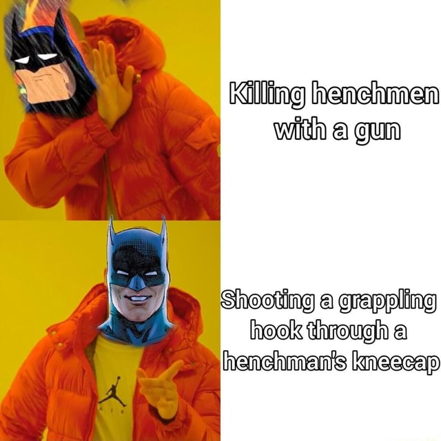 The Batman has strict moral code - ww Killing henchmen with Sy Shooting ...
