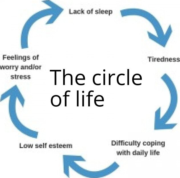 Feelings of Tiredness The circle of life Low self esteem Difficulty ...