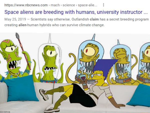 Mach " science " space-alie Space aliens are breeding with humans ...
