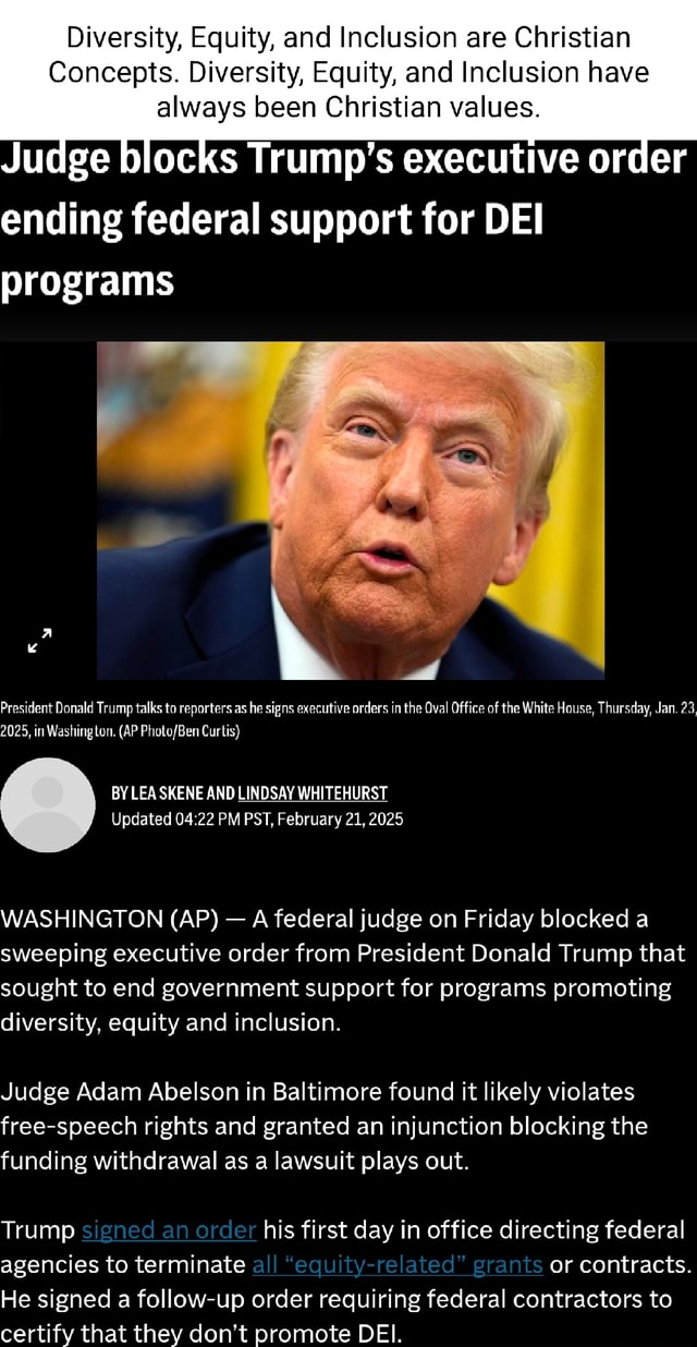 Diversity, Equity, and Inclusion are Christian Concepts. Diversity ...