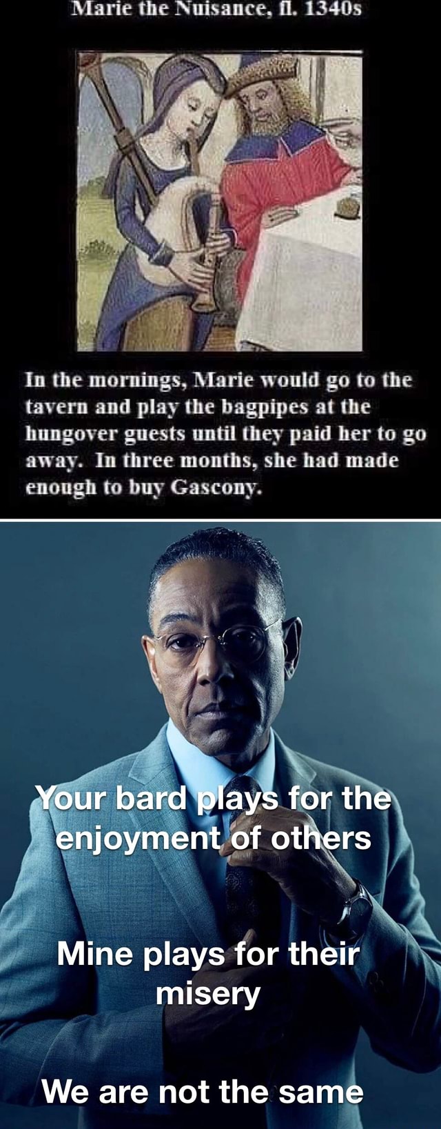 Marie the Nuisance, fl. 1340s In the mornings, Marie would go to the ...