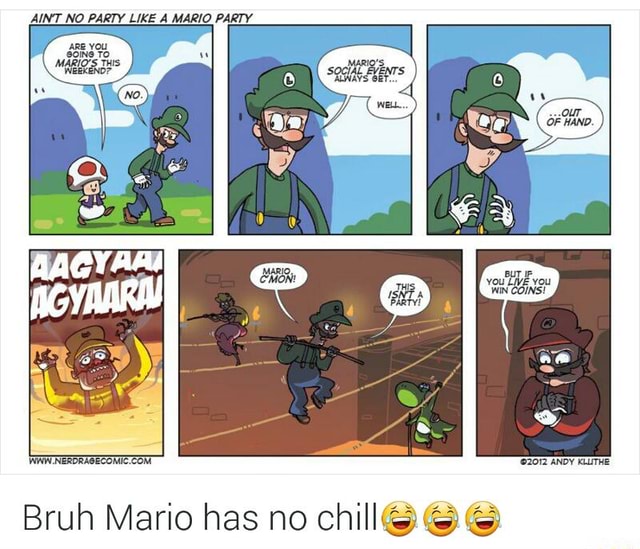 Bruh Mario has chill@@@ - ) Bruh Mario has chill@@@ - )